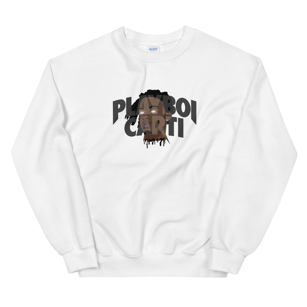 Playboi Carti Glow Eyes Pullover Sweatshirt - Playboi Carti Merch ...