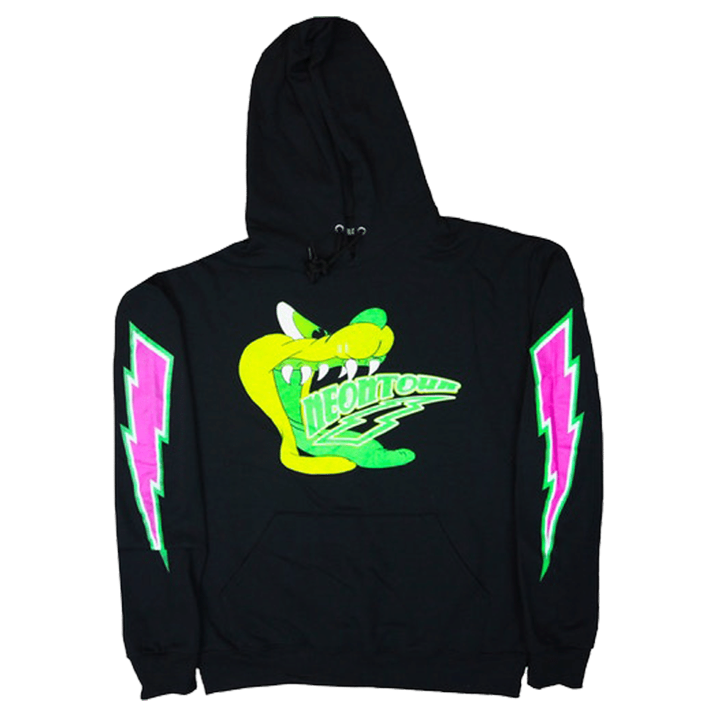 Playboi Carti Merch Playboi Carti Neon Tour Demon Hoodie Black ...
