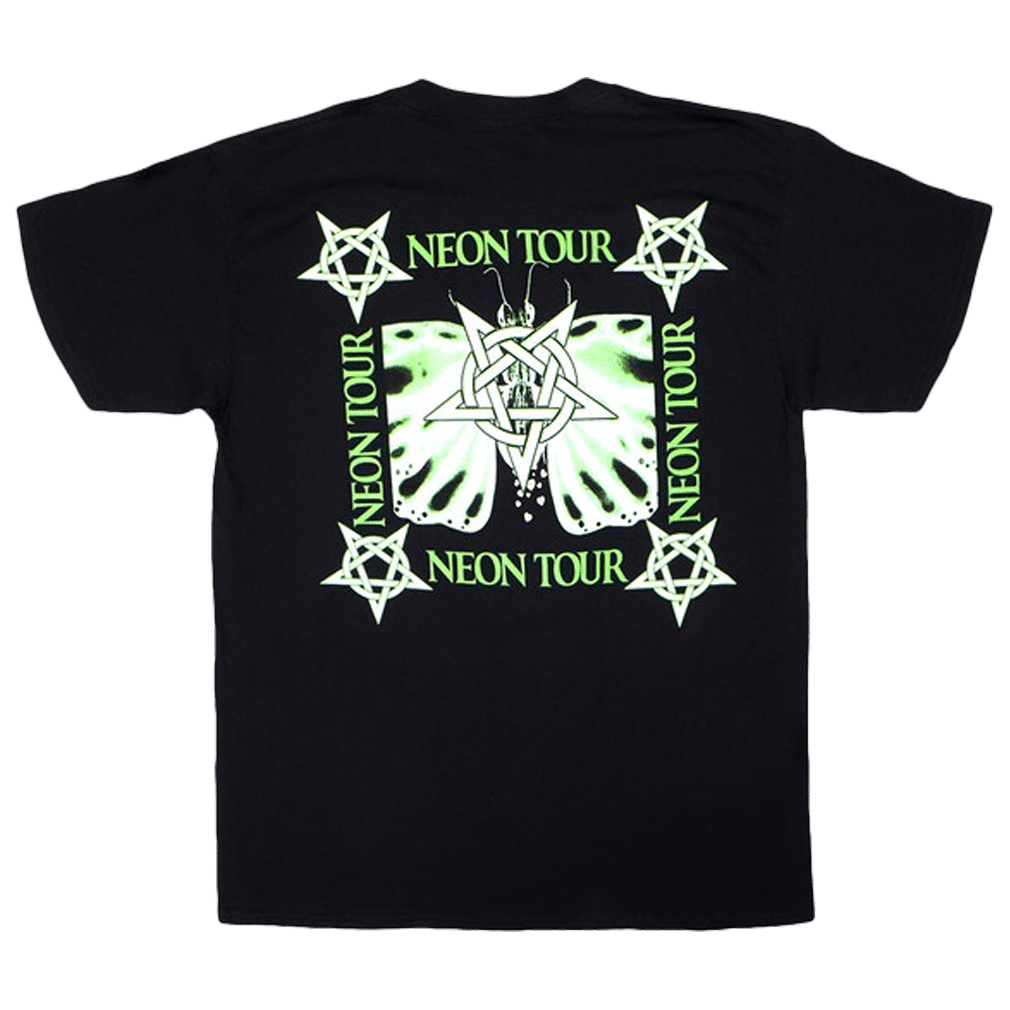 Playboi Carti Merch Playboi Carti Neon Tour Drug Zone Tee Black ...