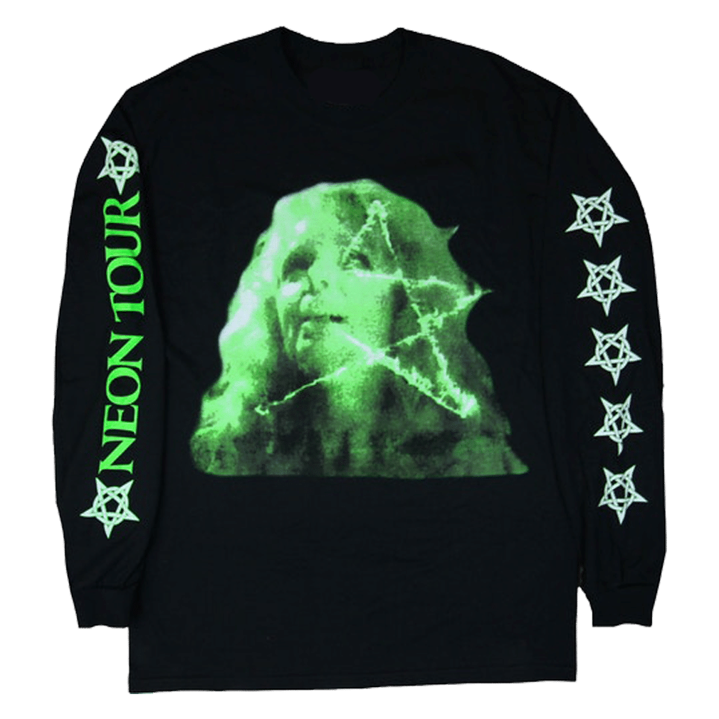 Playboi Carti Merch Playboi Carti Neon Tour L/S Long Sleeves T-shirt ...